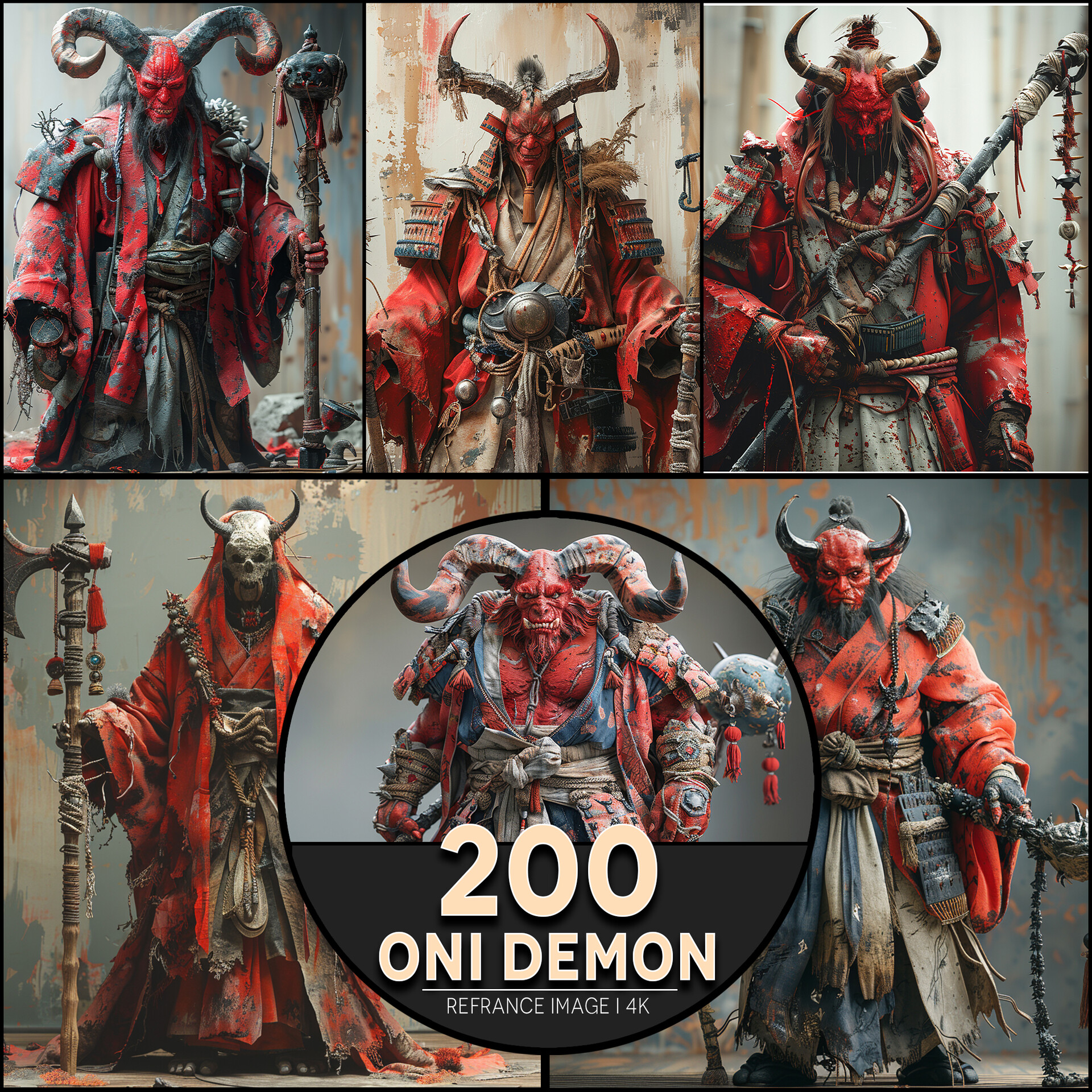 ArtStation - Oni Demon 4K Reference/Concept Images