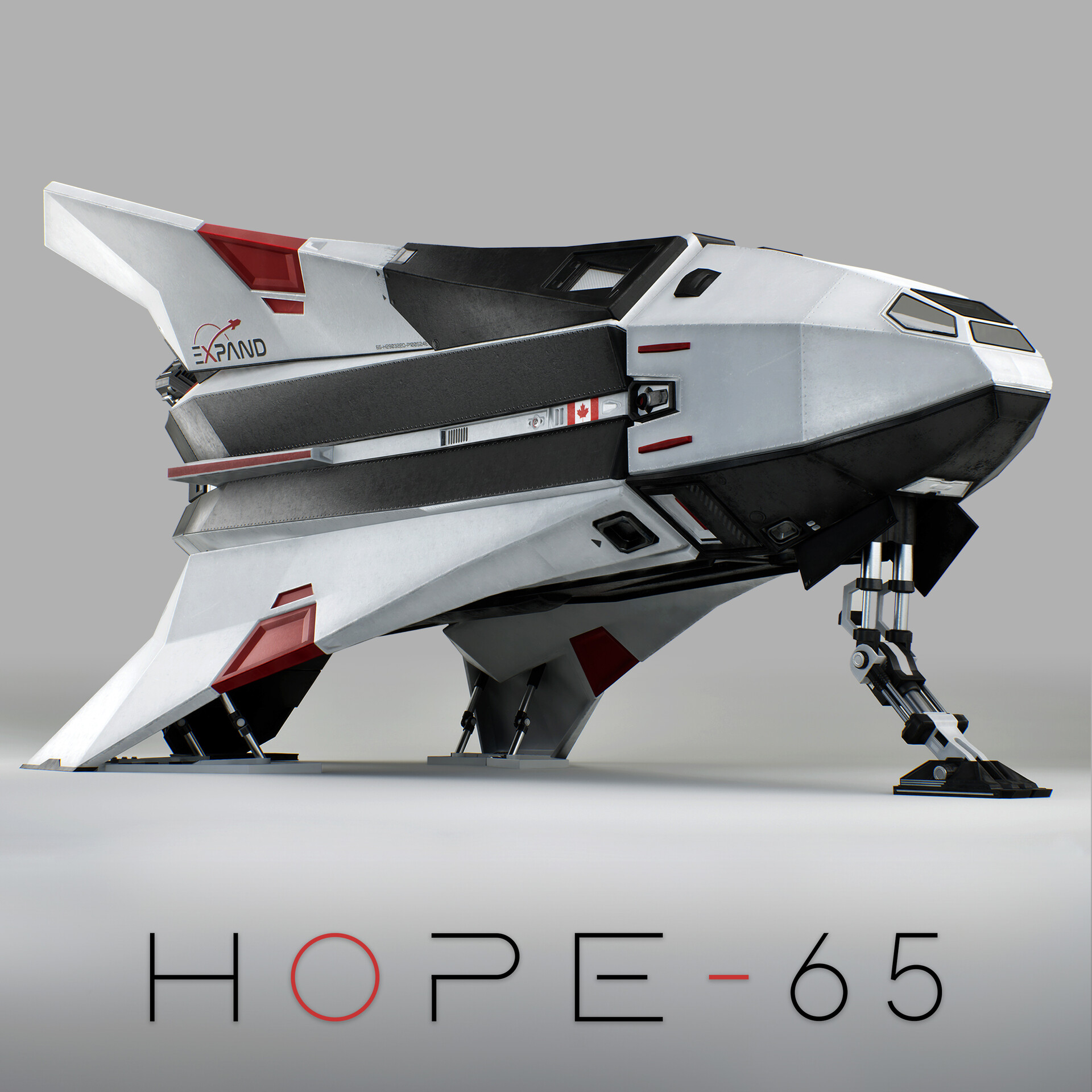 ArtStation - Spaceship │ HOPE-65 (Short-movie)