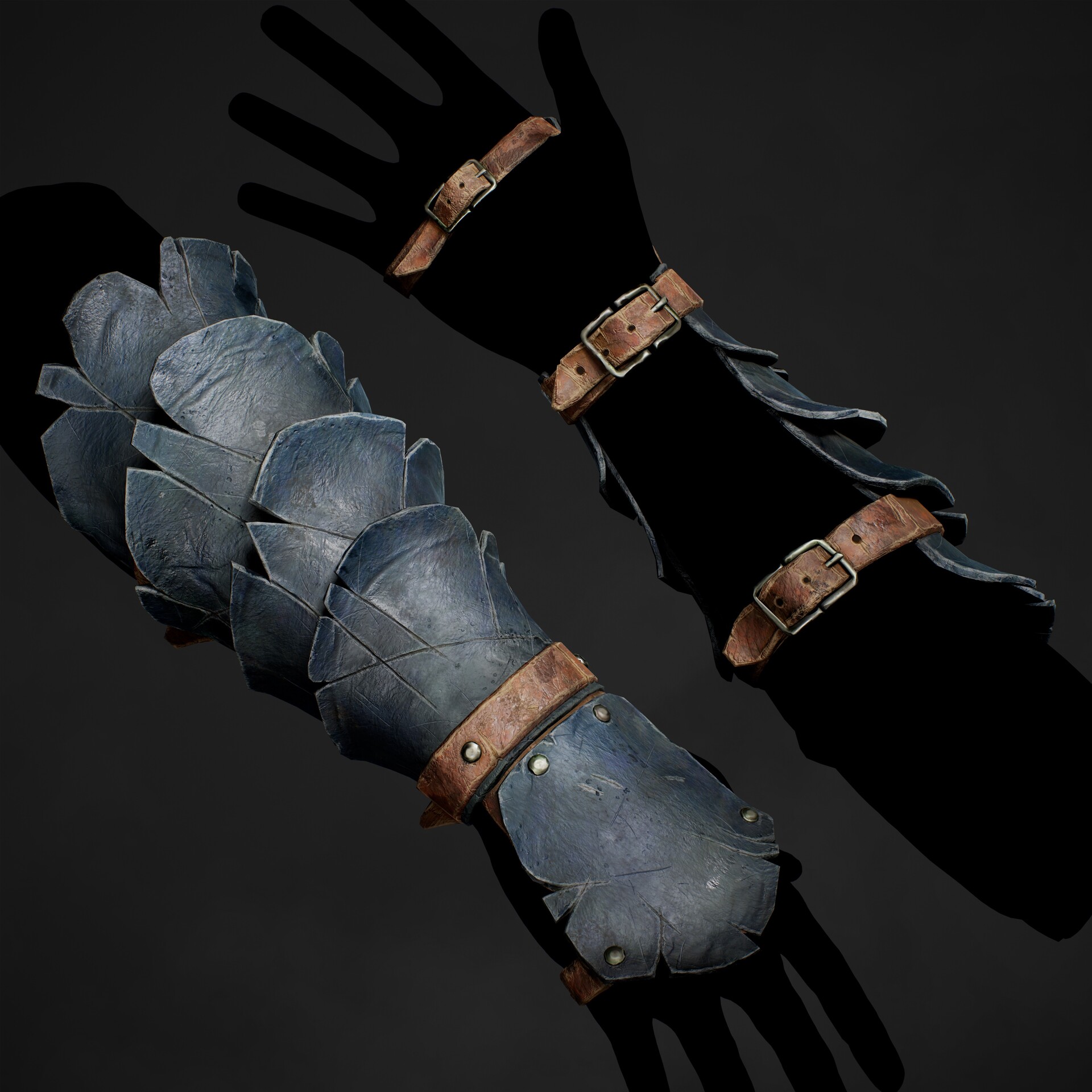 ArtStation - Leather Bracer