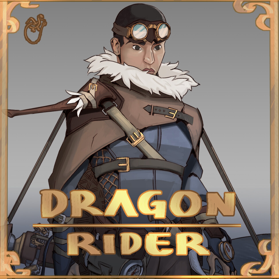 ArtStation - Dragon Rider - Maki's Art Challenge
