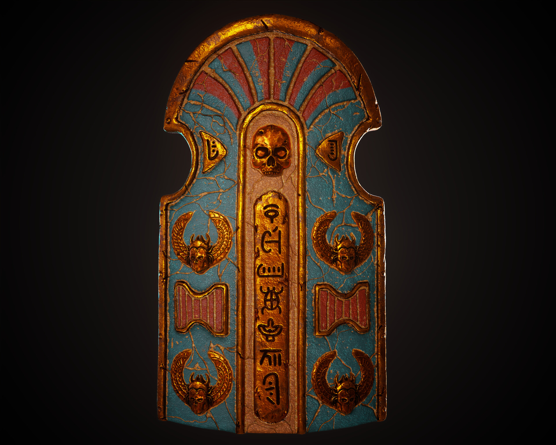 ArtStation - Warhammer : Tomb Kings Shield (Fanmade)
