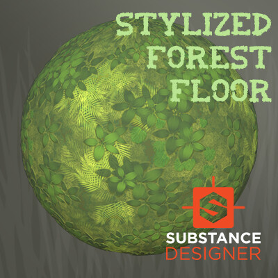 ArtStation - Stylized Forest Floor Texture