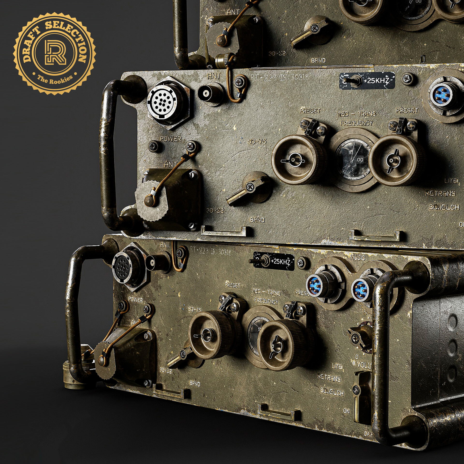 ArtStation - PRC-77 Radio.