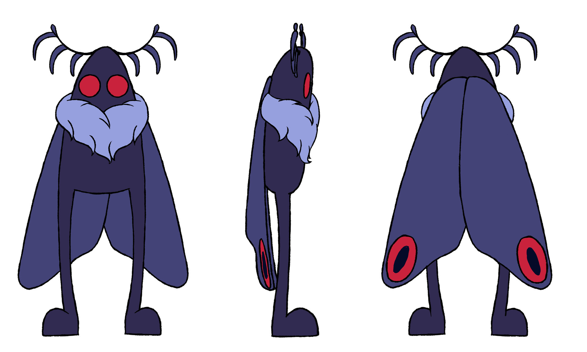 ArtStation - Final Animation Character Designs - Mothman