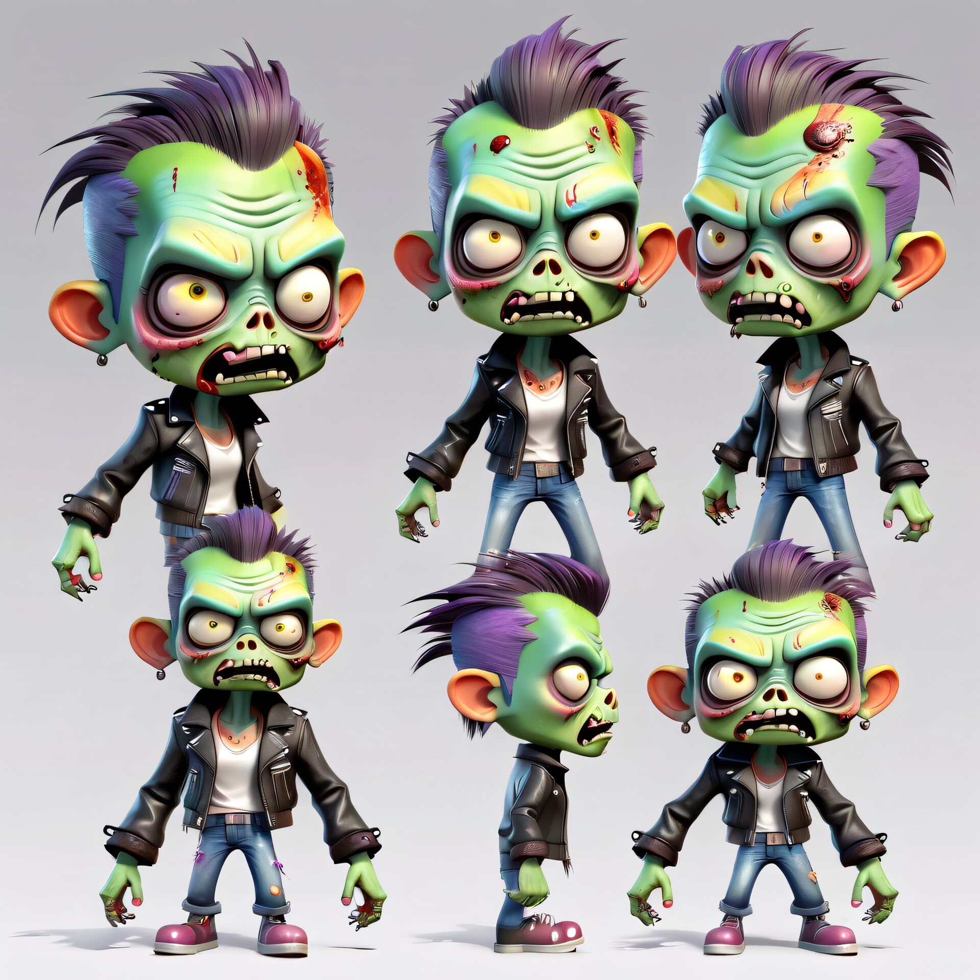 ArtStation - +220 Stylized Zombies | 4K