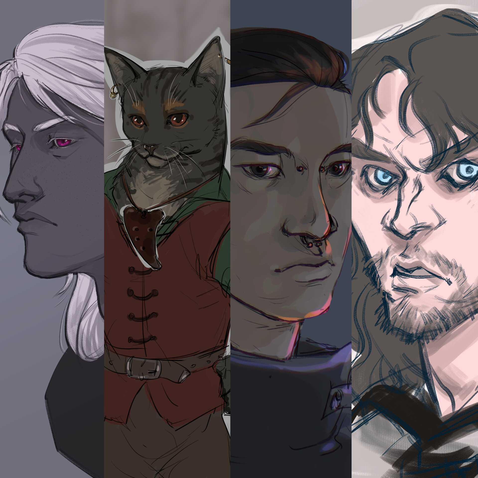 ArtStation - 2022-2024 dnd sketches II