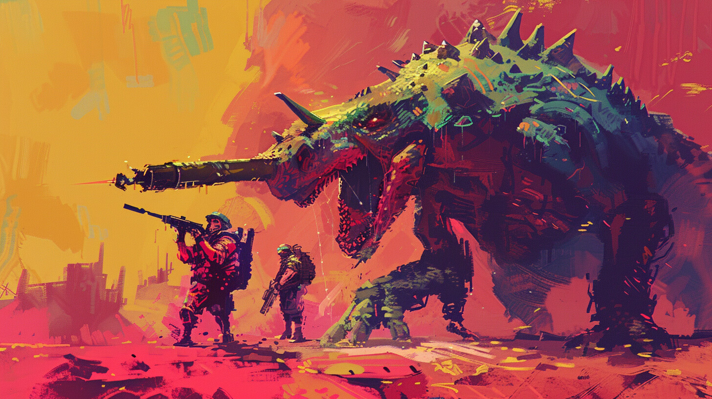 ArtStation - Bounty Hunters and Monsters Part 3