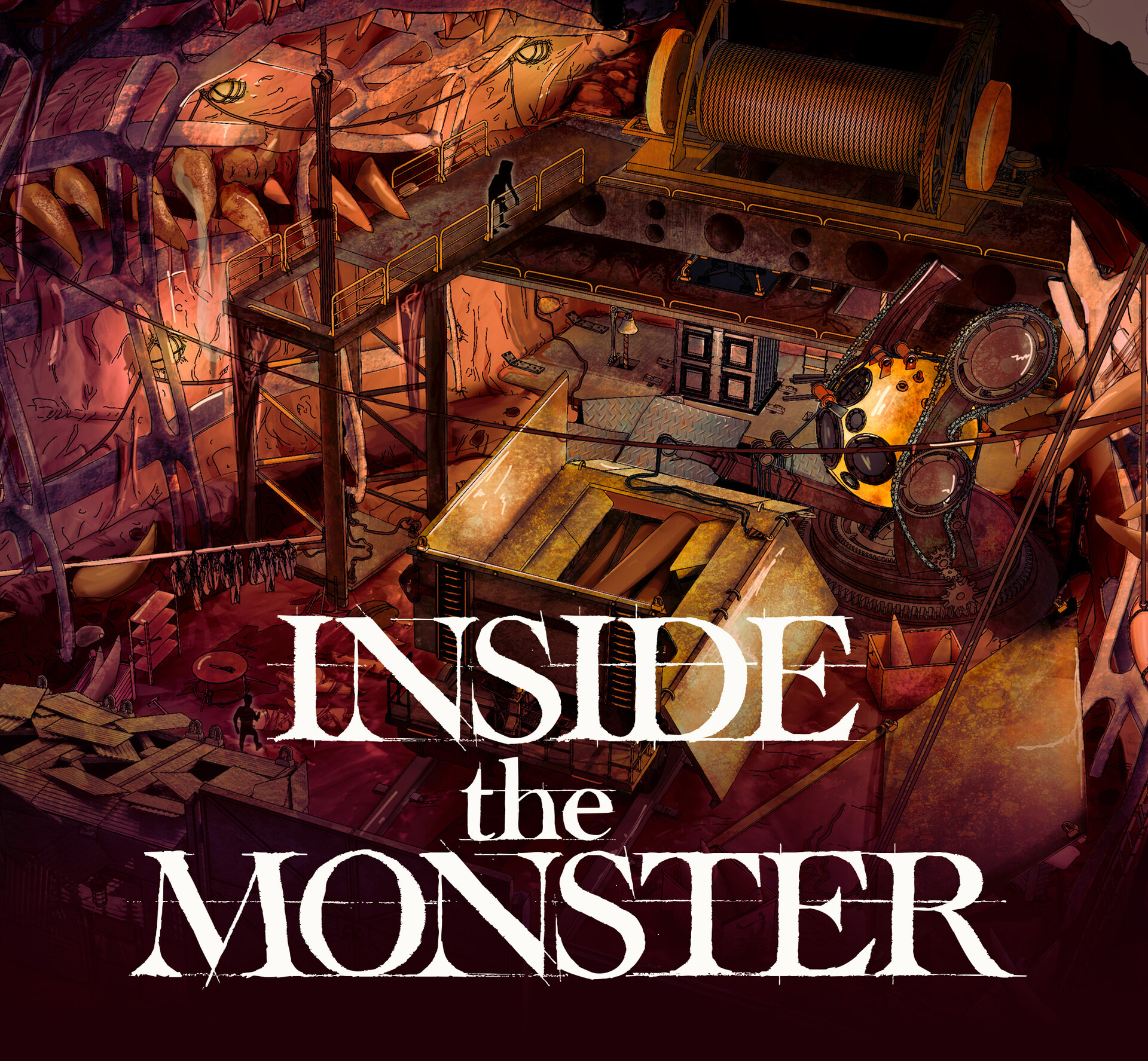 ArtStation - INSIDE the MONSTER | Environment design