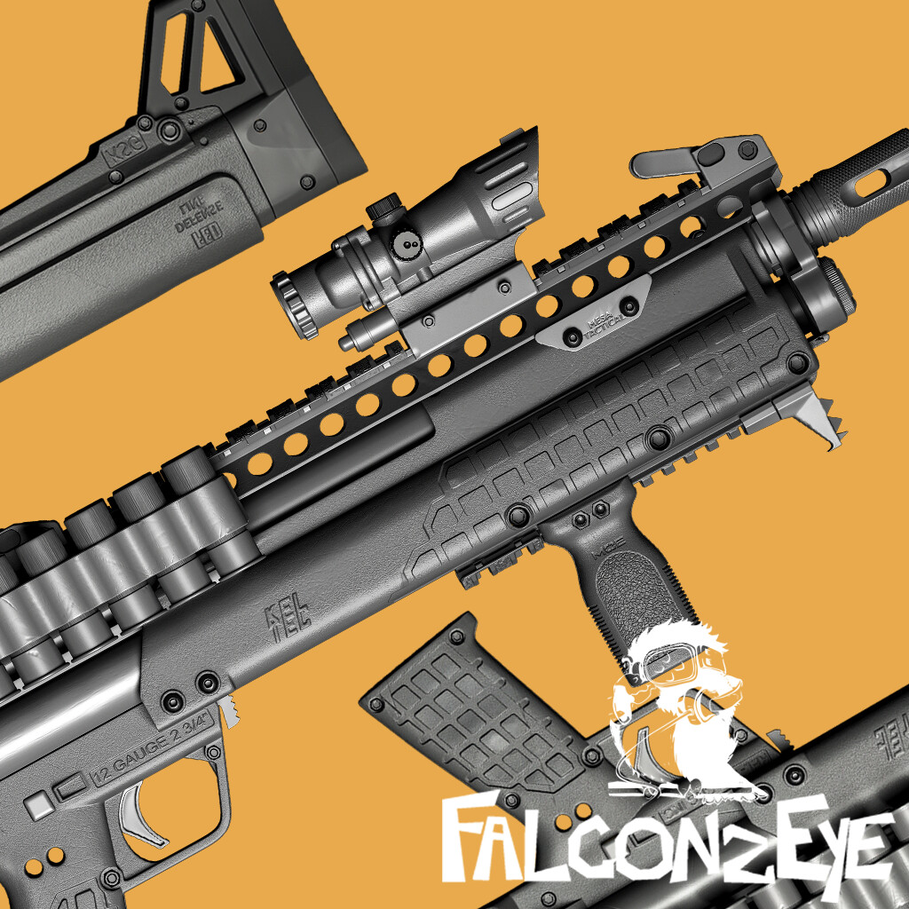 ArtStation - Kel-Tec KSG 12 Shotgun