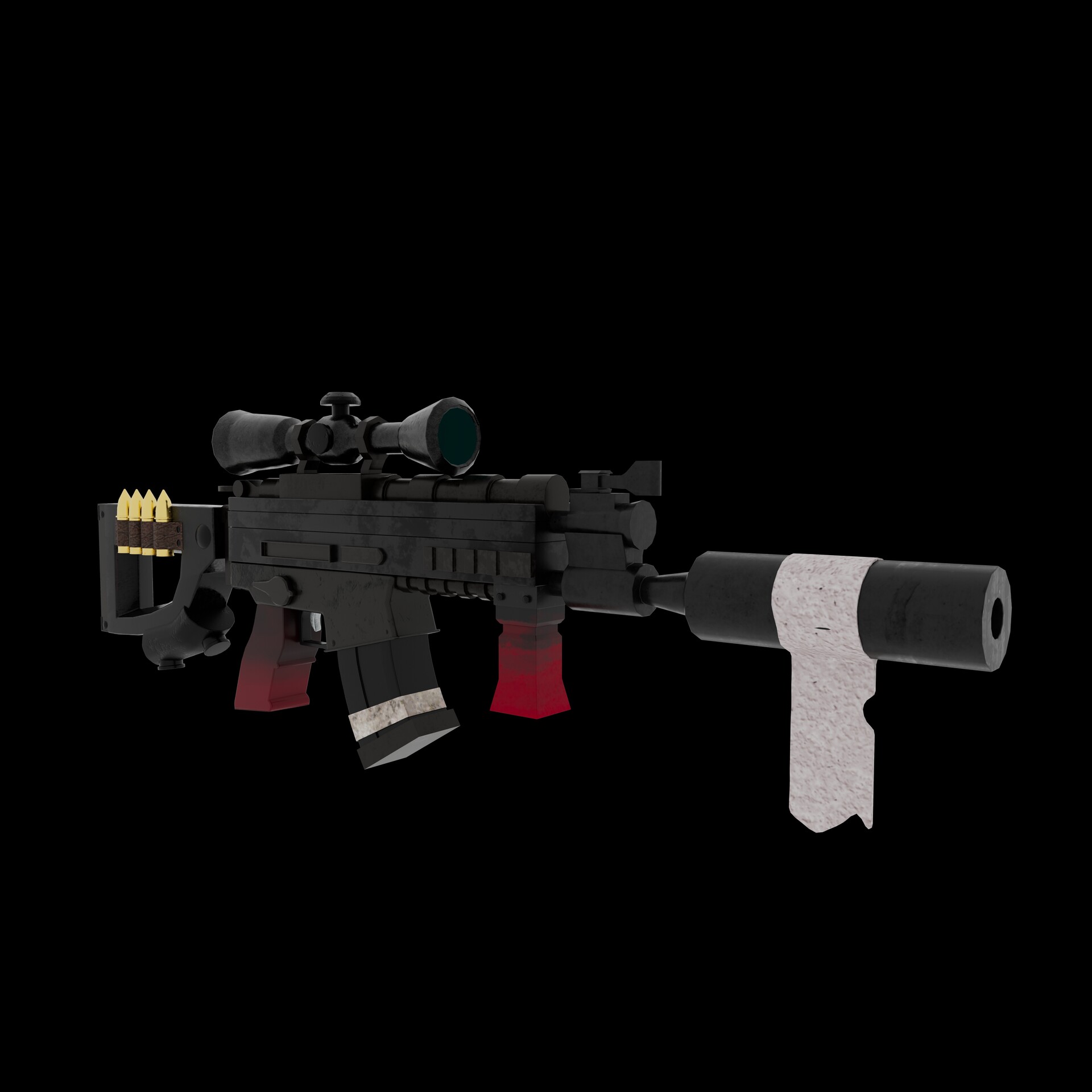 ArtStation - Prop Modeling (GUN)