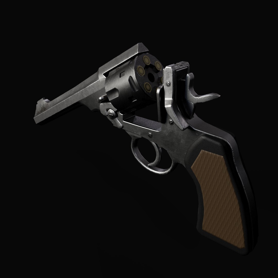 ArtStation - Webley Revolver