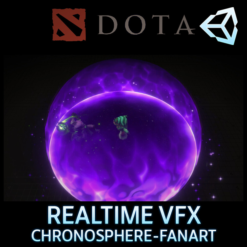 ArtStation - VFX Fanart - Dota2 Faceless Void's Chronosphere