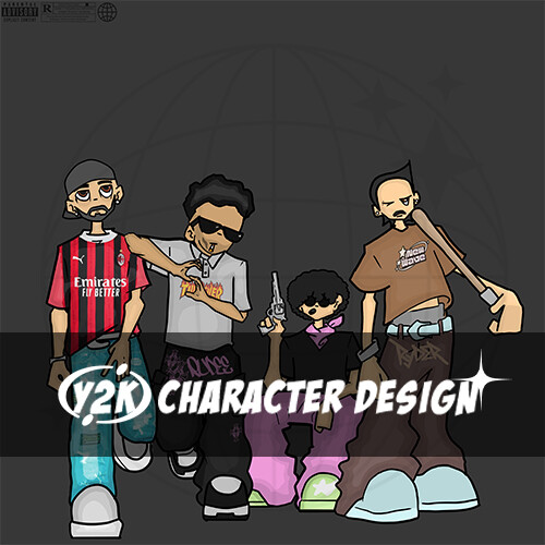 ArtStation - Y2K Character Design