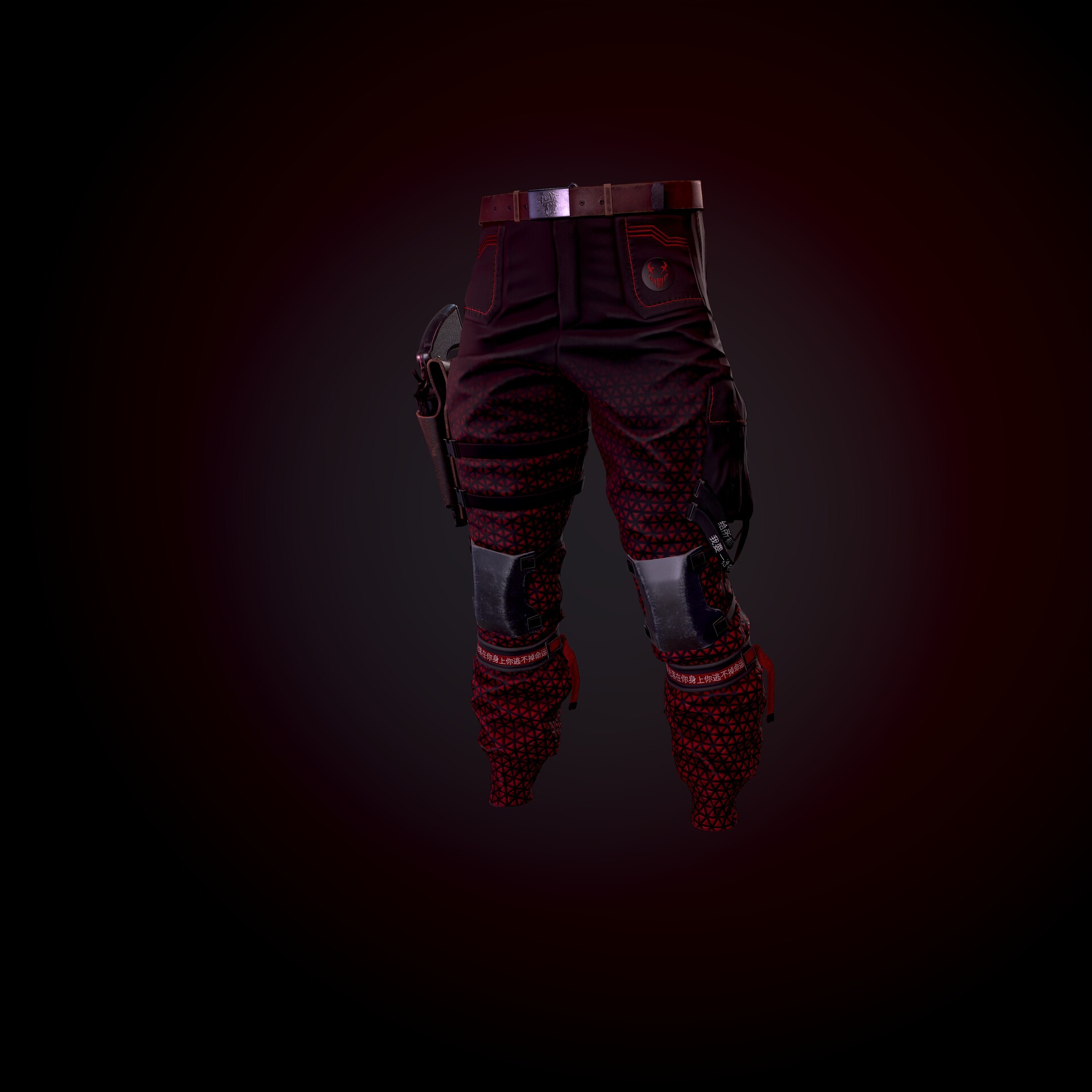 ArtStation - tactical pants with weapons