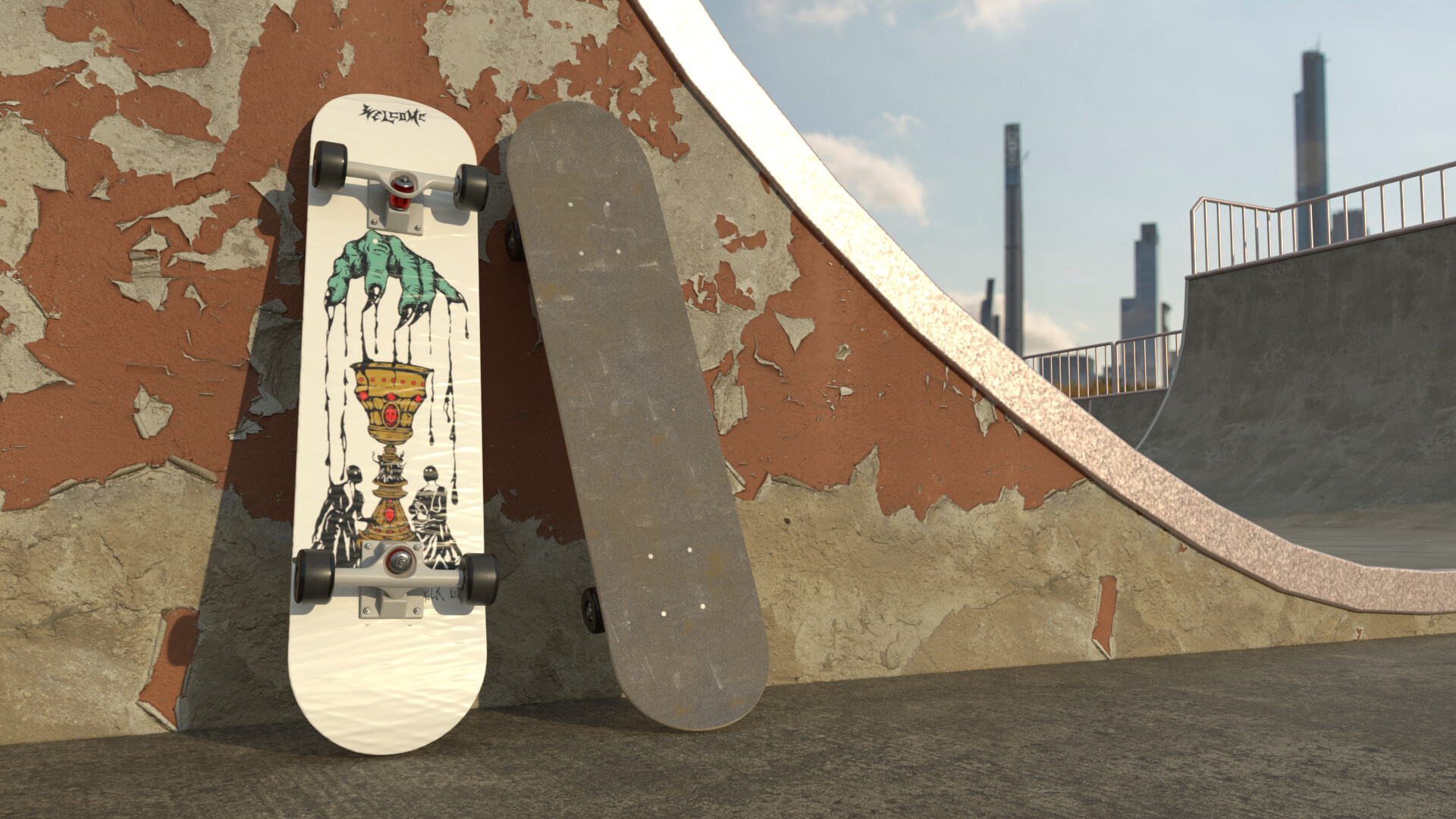 ArtStation - Skateboard Texturing
