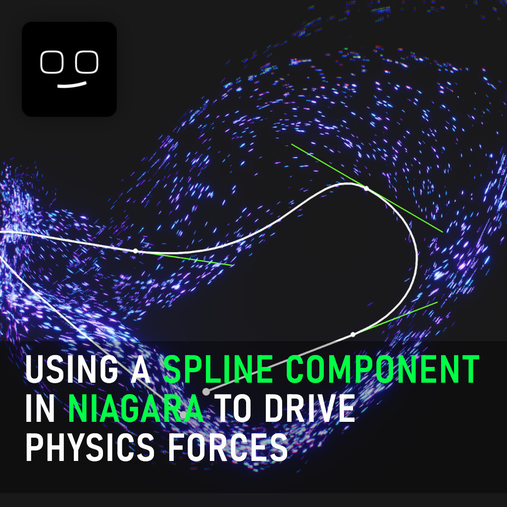 ArtStation - Unreal Engine Niagara Particle System - Spline Component