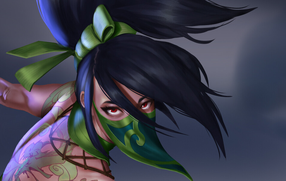 ArtStation - Akali