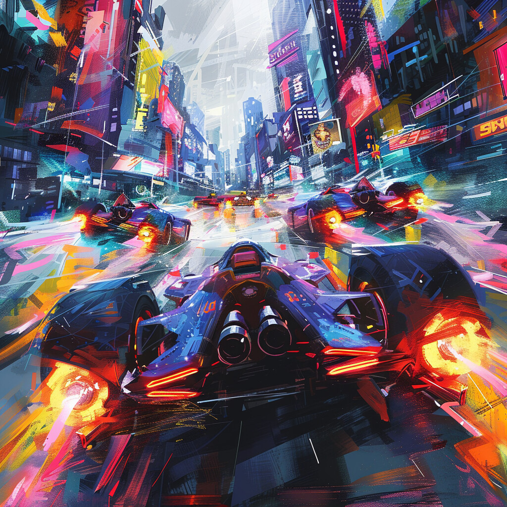 ArtStation - Neon Racers Part 4