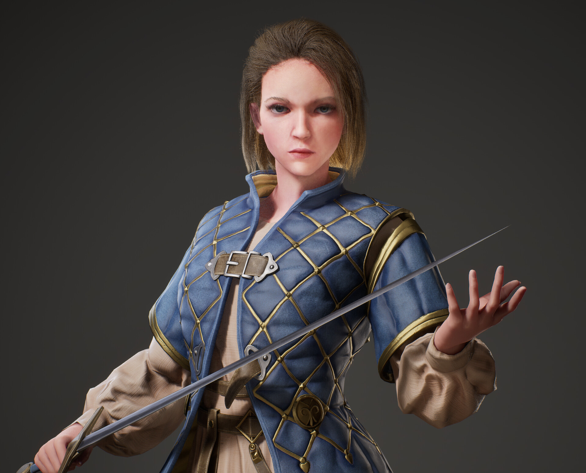 ArtStation - Female Swordsman