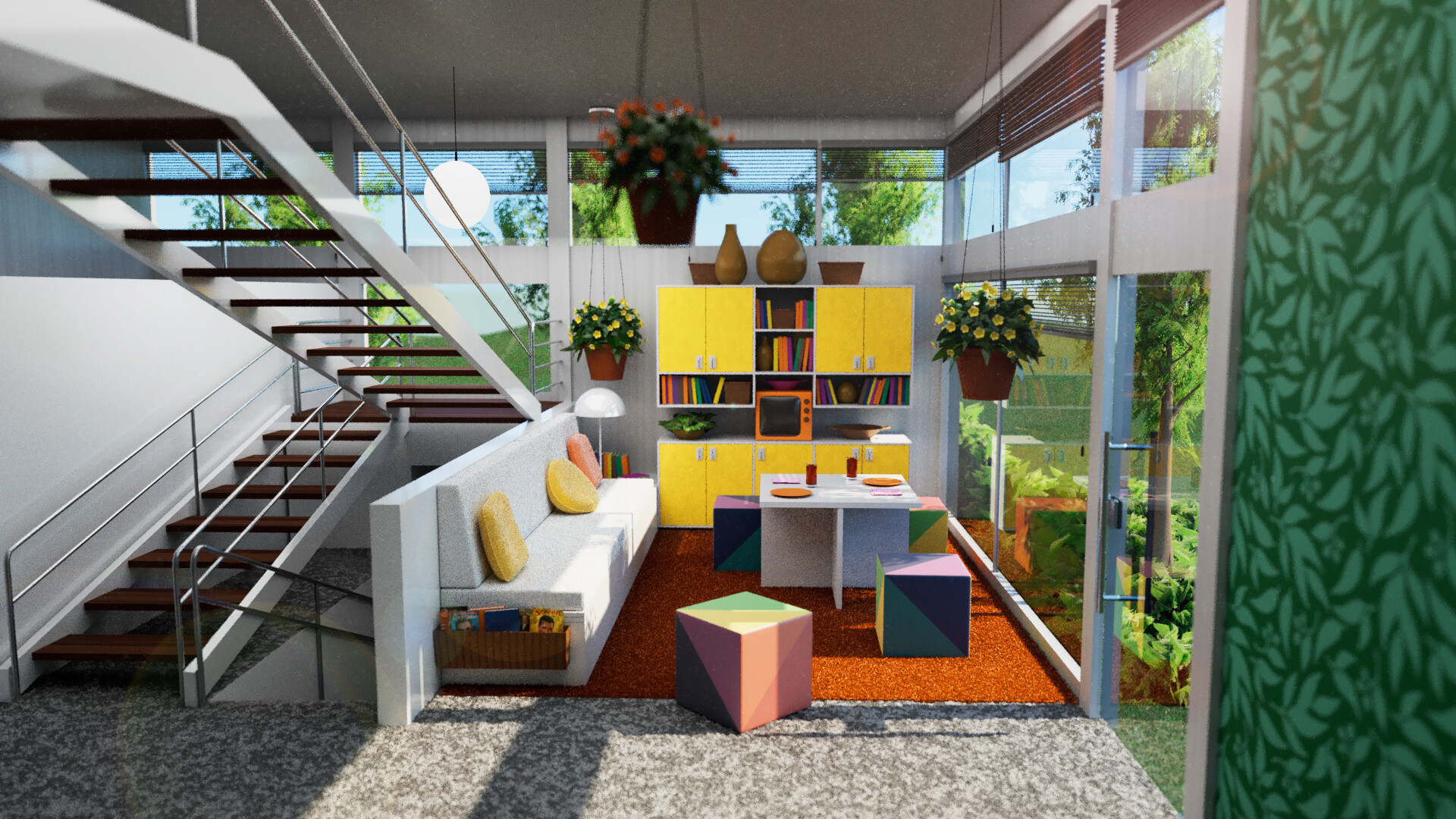 ArtStation - Daytime Interior - Rendering Assignment