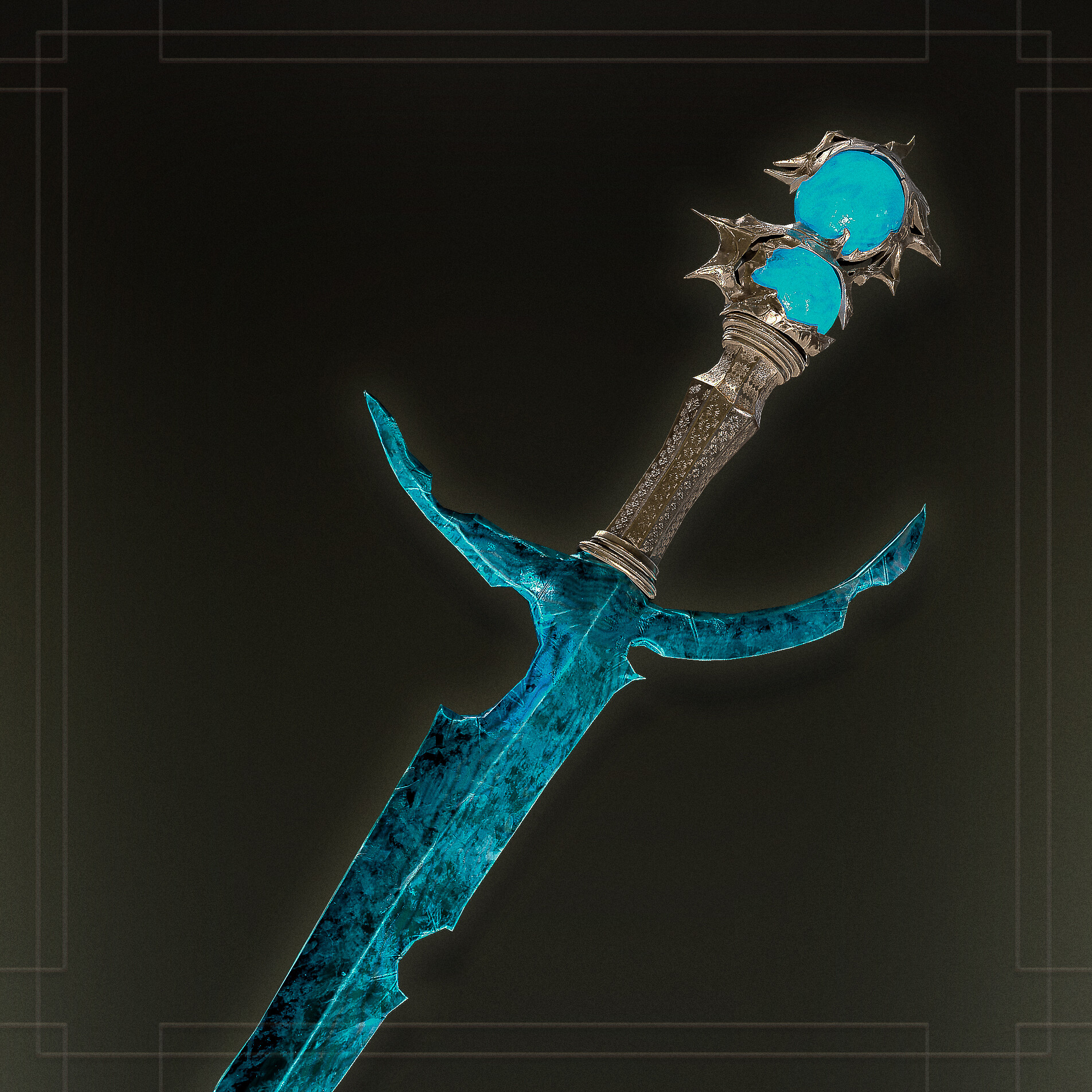 ArtStation - Two moon stars sword