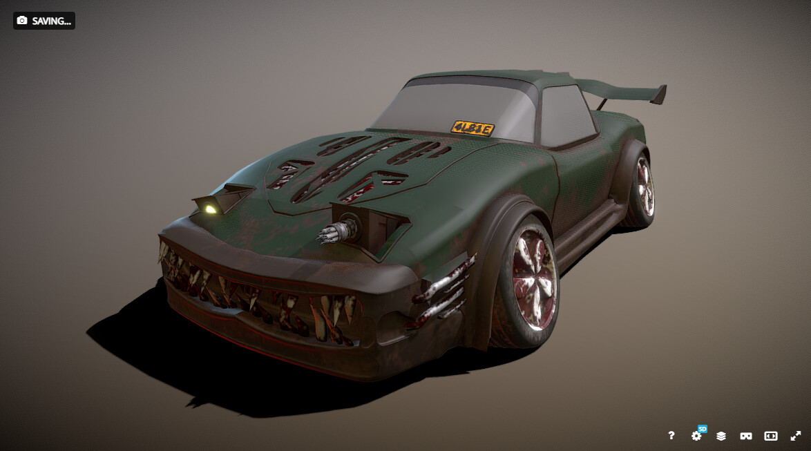 ArtStation - 1996 Mazda Miata MX-5 - Weaponized | Mad-Max