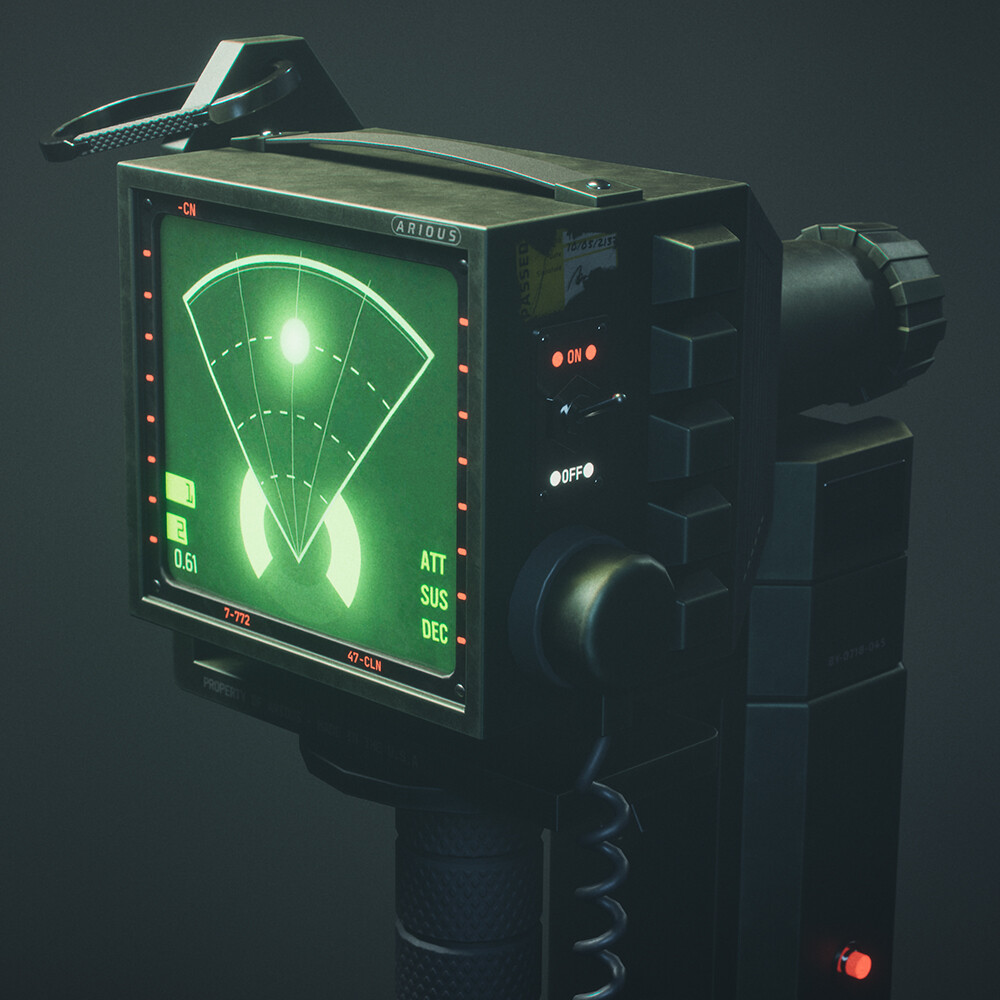 ArtStation - Alien Isolation - Motion Tracker