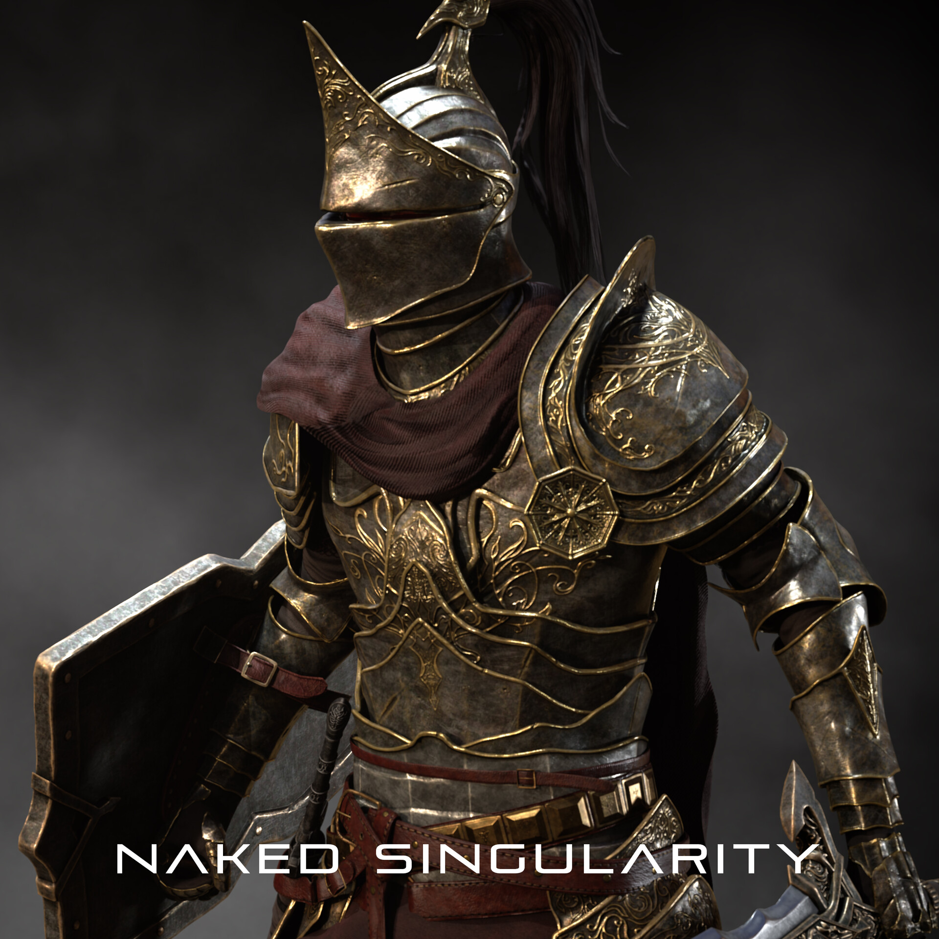 ArtStation - Dark fantasy crusader knight - UE4/UE5 game ready character