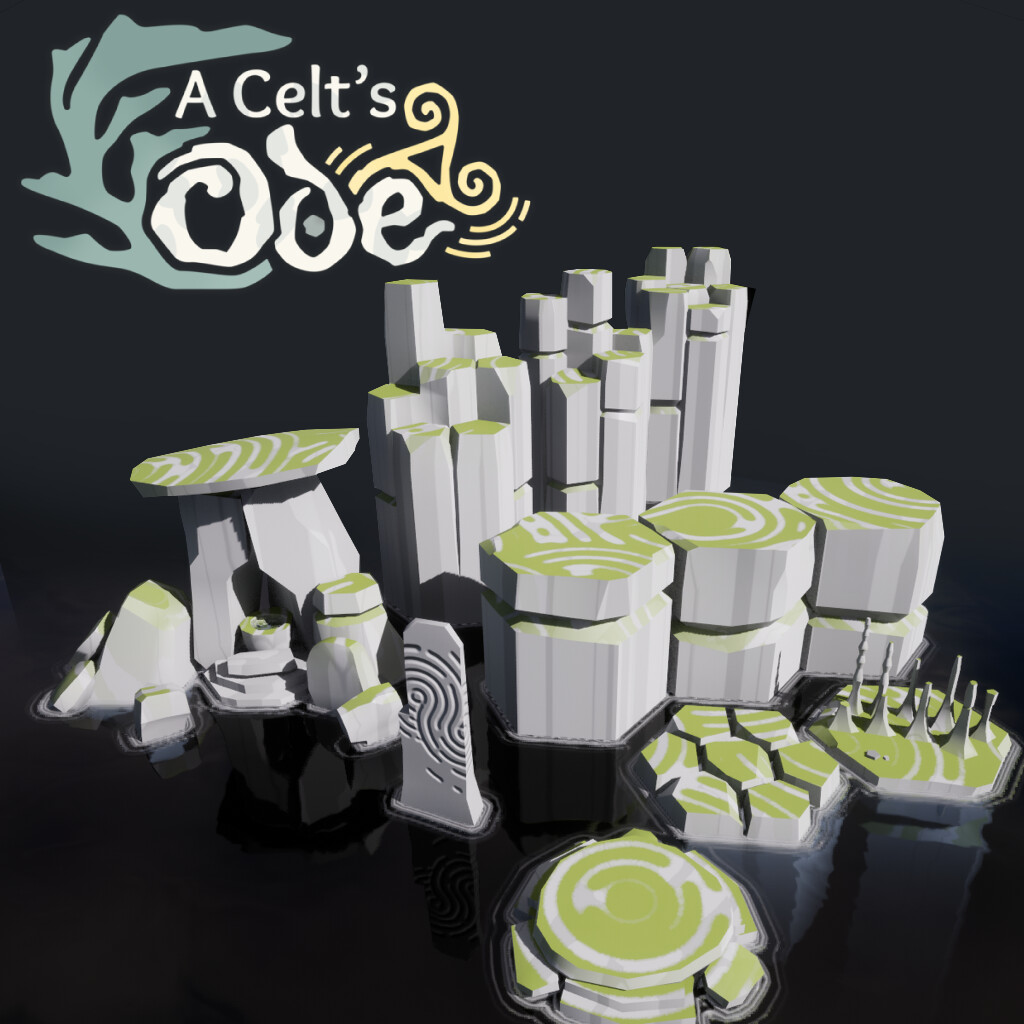 ArtStation - A CELT'S ODE - 3D environment assets