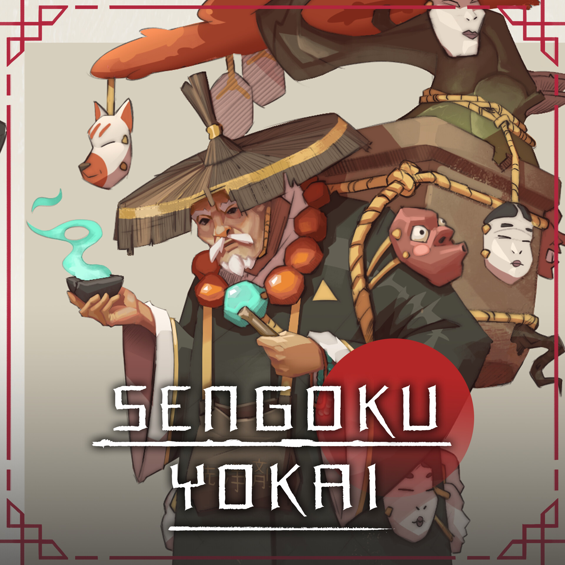 ArtStation - Town NPC - Sengoku Yokai project