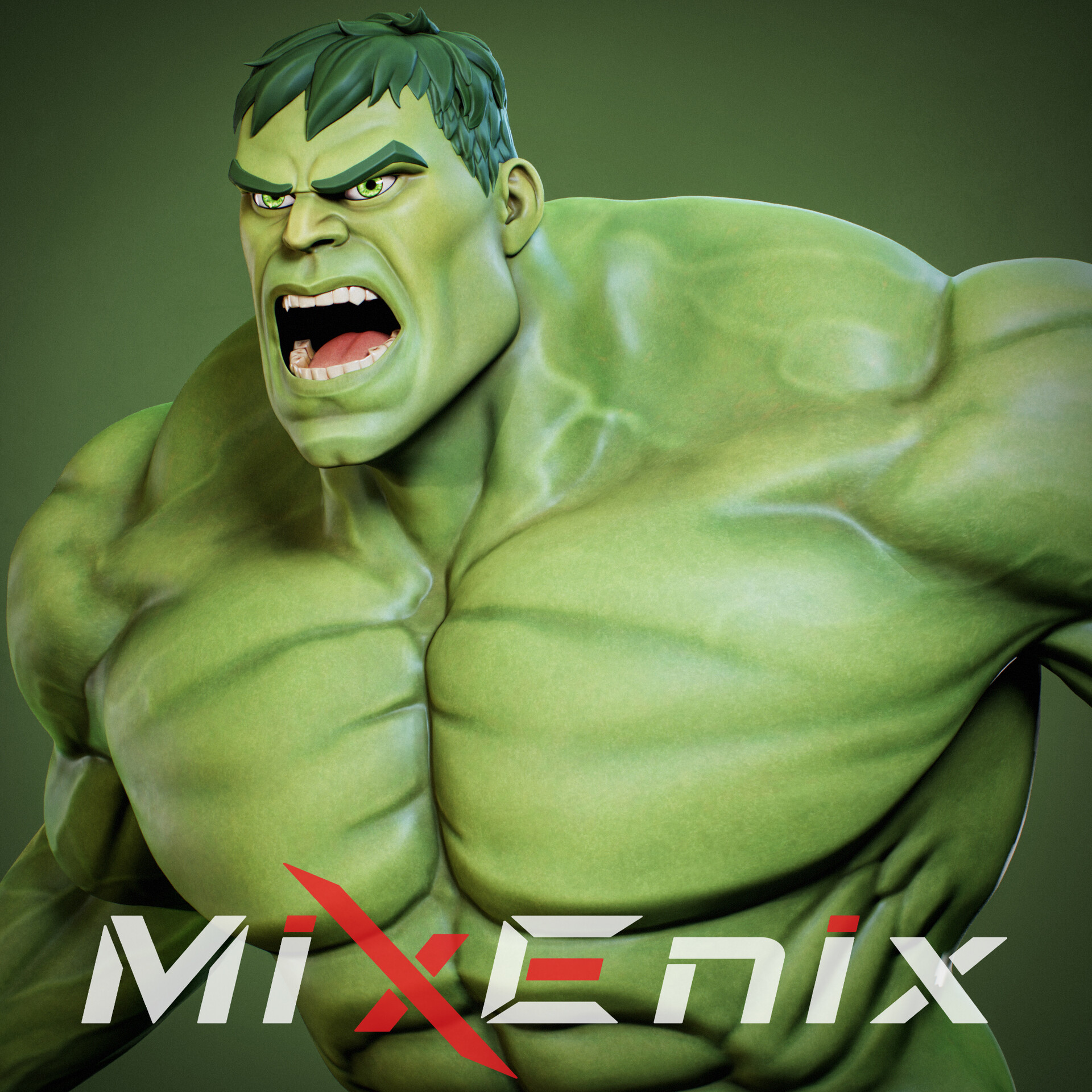ArtStation - Hulk Stylized Version - Mixenix Studio