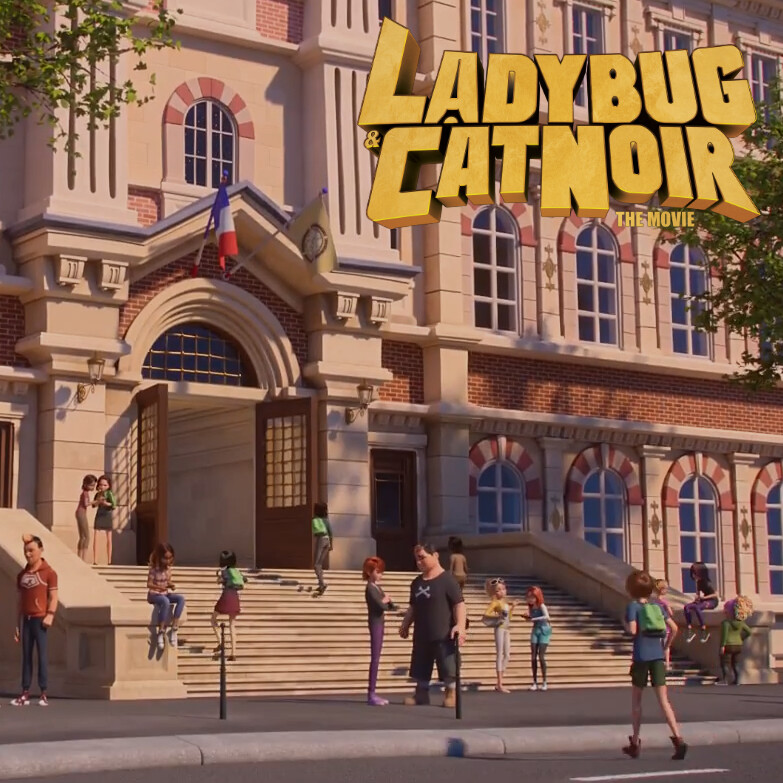 ArtStation - Ladybug & Cat Noir: Awakening - Marinette's School