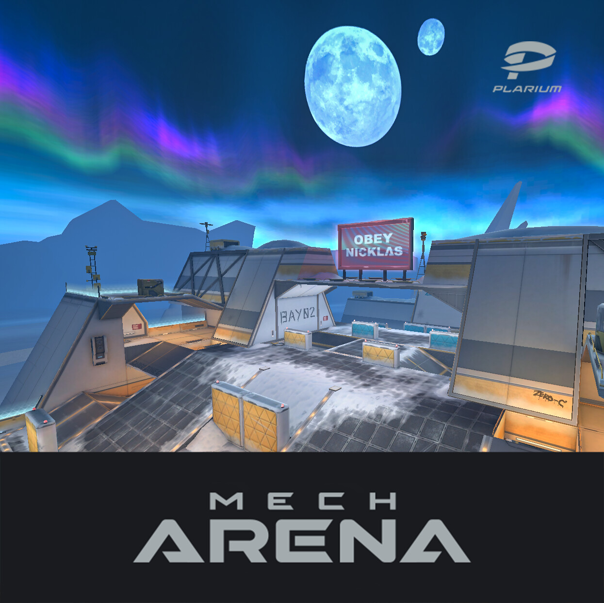 ArtStation - Level Design. Z.C. Cargo Dock. Mech Arena.