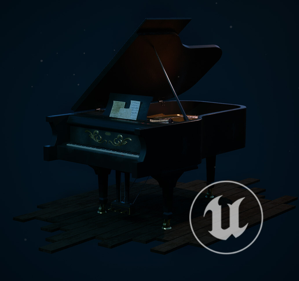ArtStation - Forgotten Piano