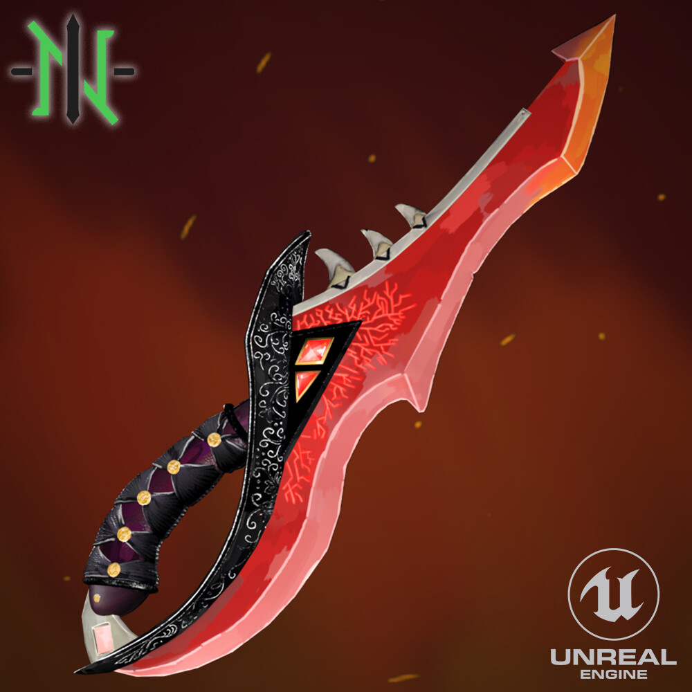 ArtStation - Blood Dagger - Prop