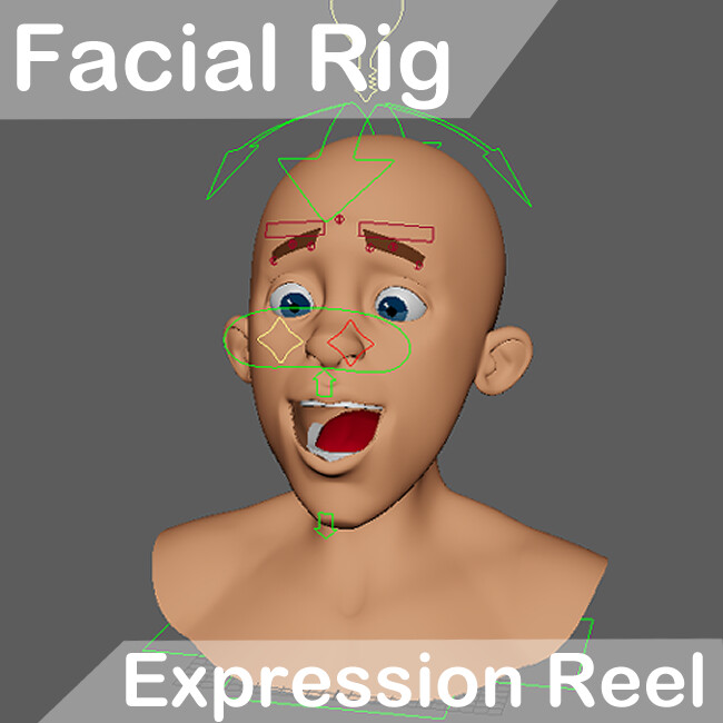 ArtStation - First Facial Rig