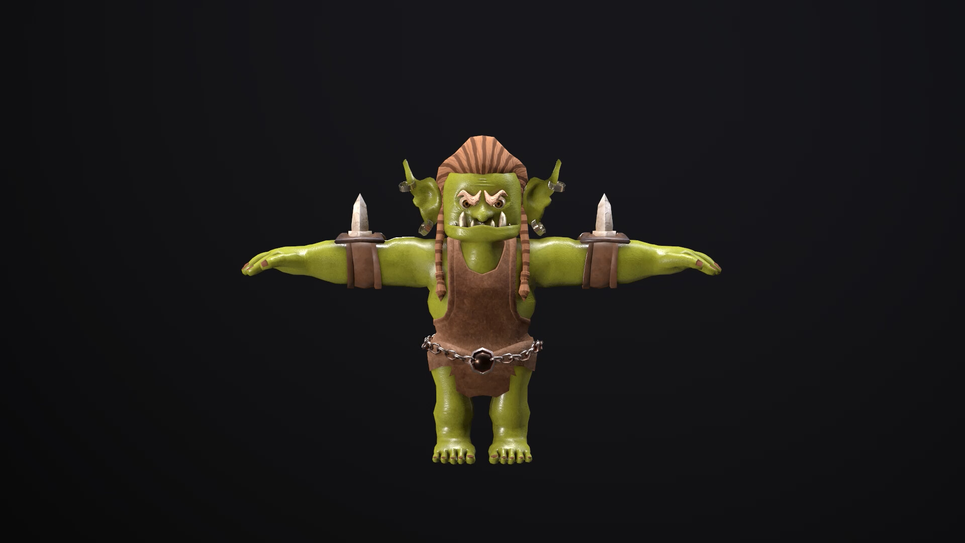 ArtStation - Dynamic Orc Warrior l Cartoon l Game