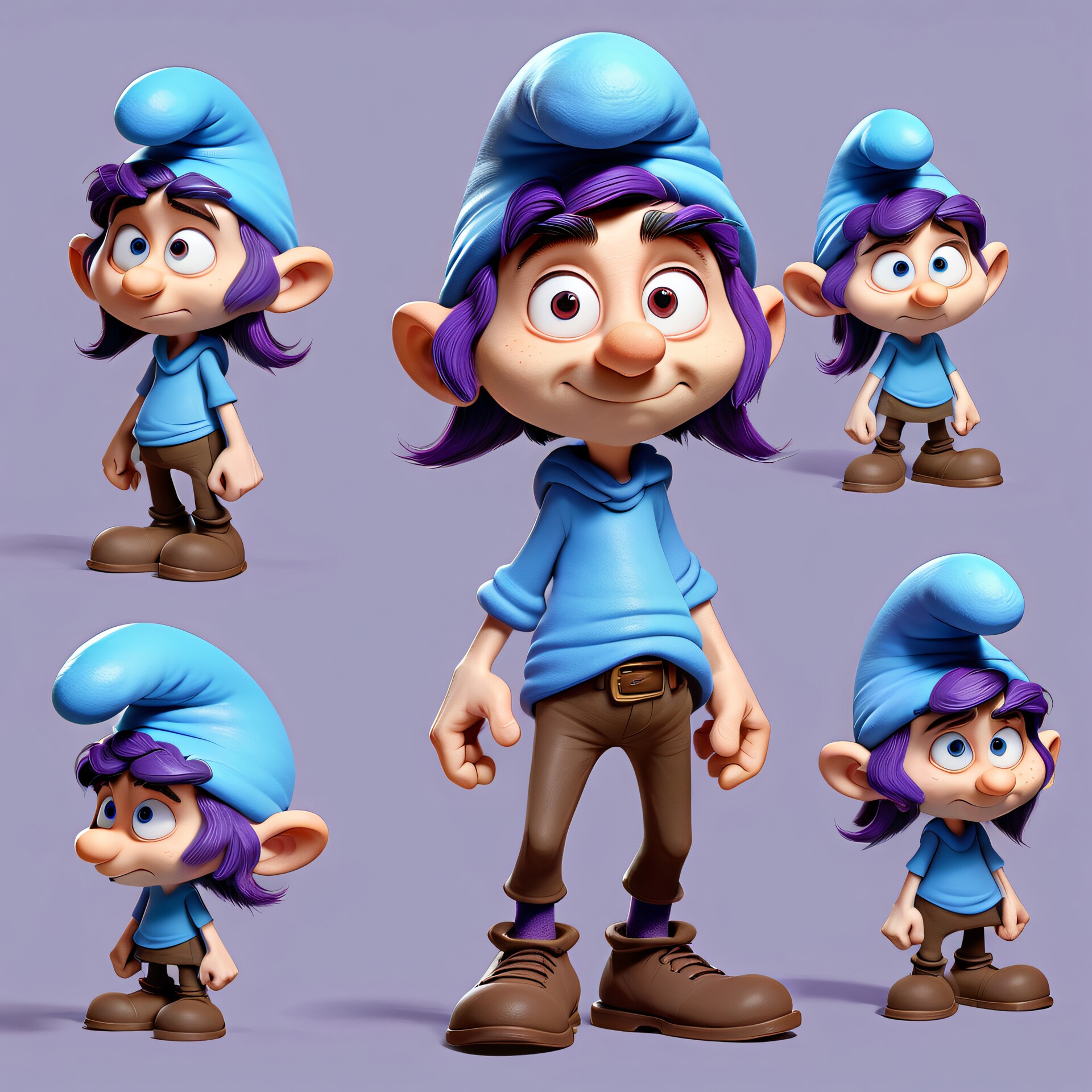 ArtStation - 210 Stylized The Smurfs | 4K | 3D Cartoon Concept Vol.52
