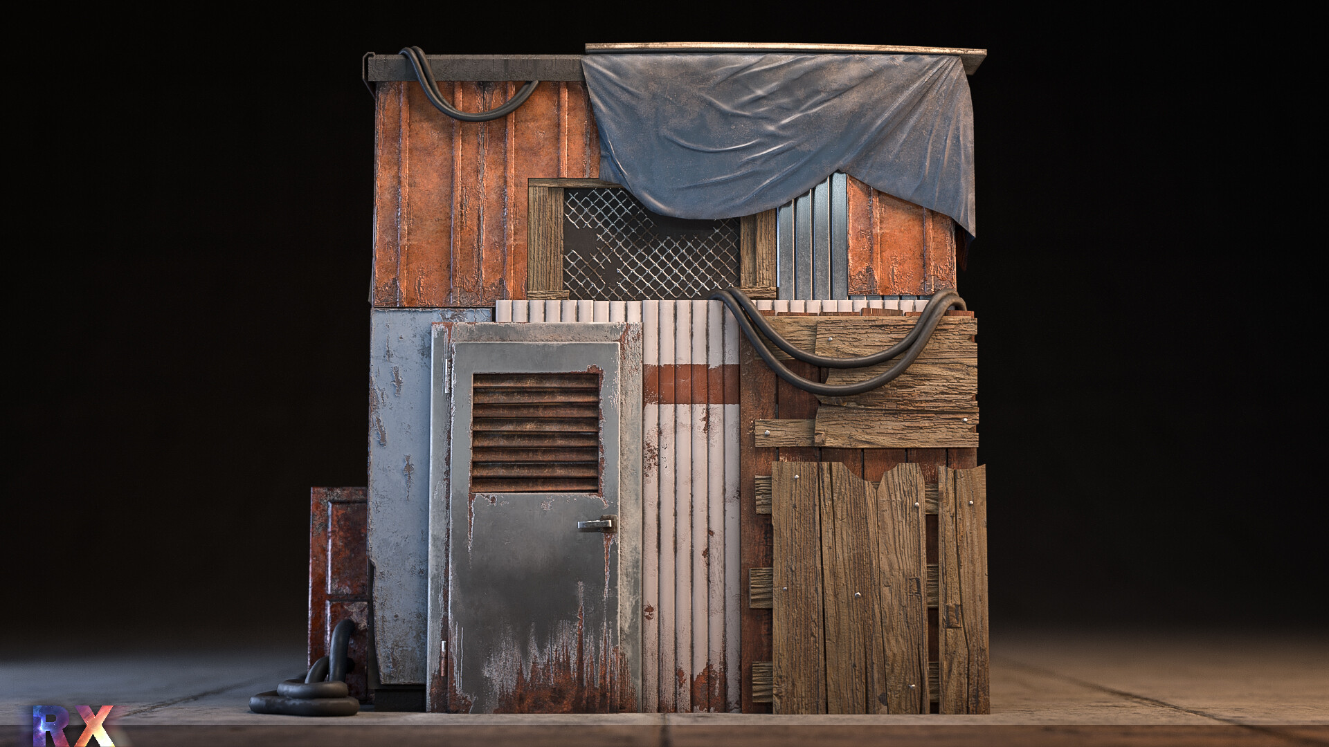 ArtStation - Rusty old house