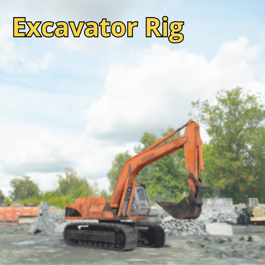 ArtStation - Excavator Rig