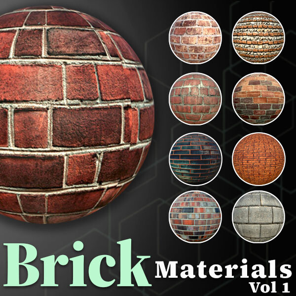 ArtStation - Brick Materials Vol. 1