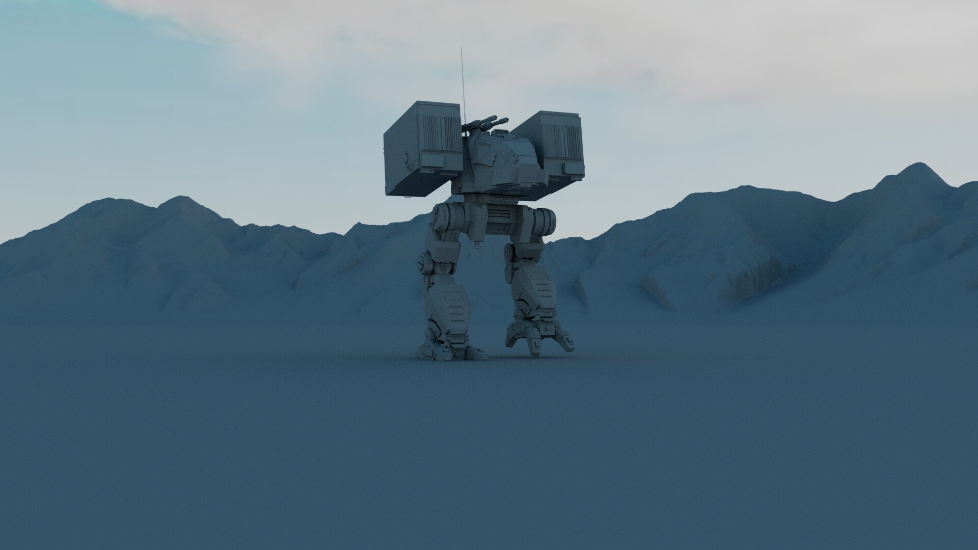 ArtStation - Battle Mech Animation