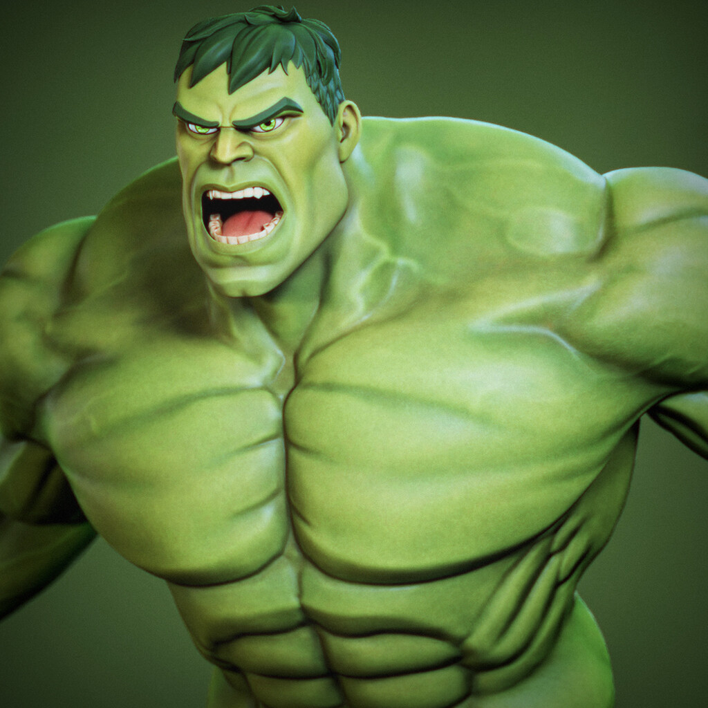 ArtStation - Stylized Hulk