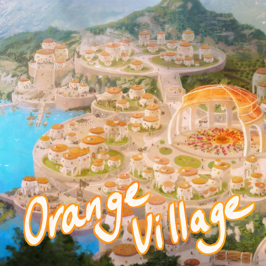 ArtStation - Orange Village