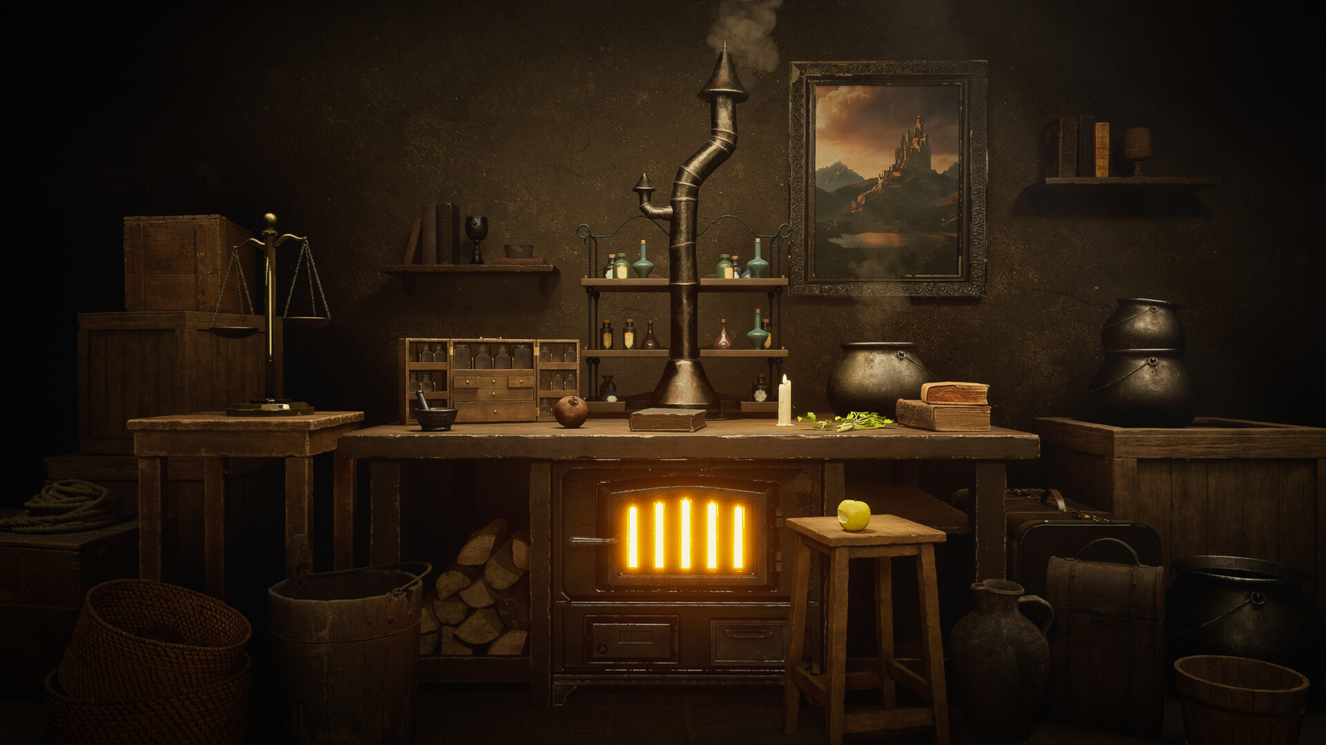 ArtStation - Potions Room