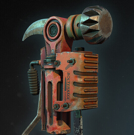ArtStation - [Piotr Krezelewski Fan Art] Jacked Hammer
