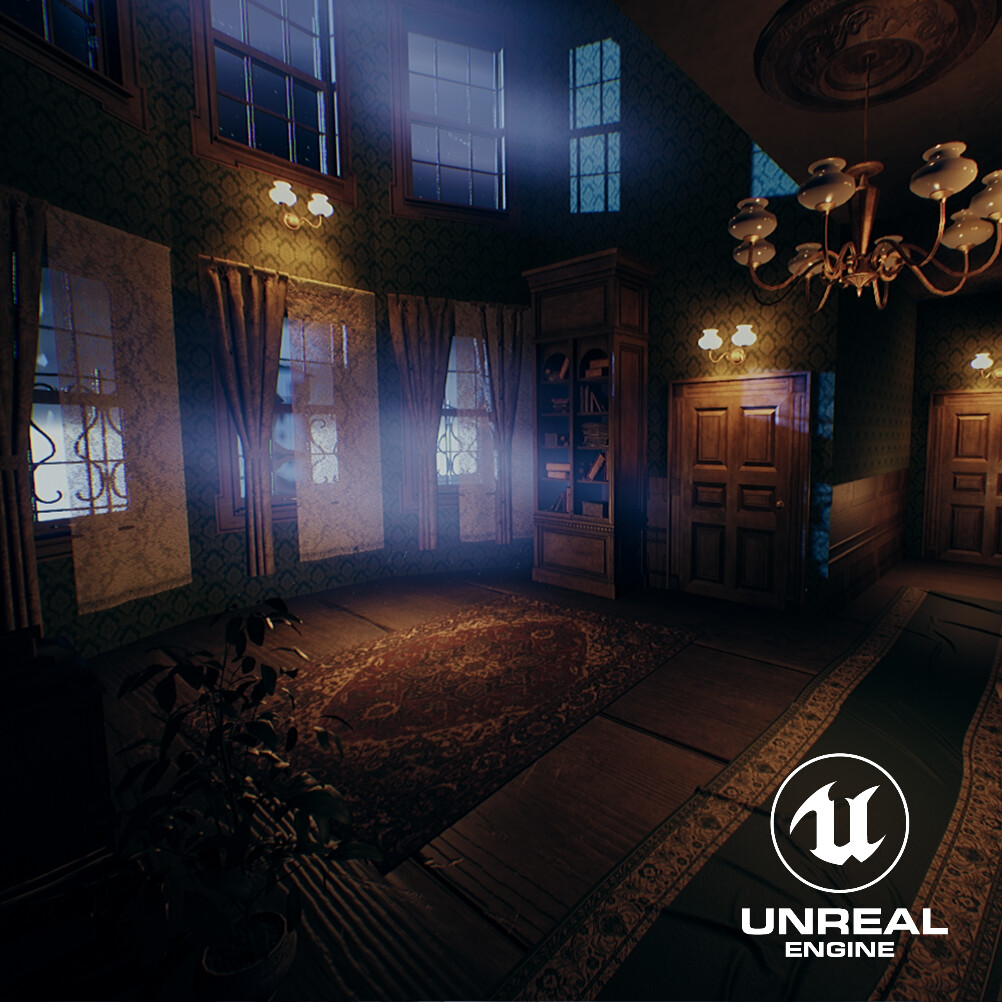 ArtStation - Level Design of a Victorian Horror Game Made with Unreal ...