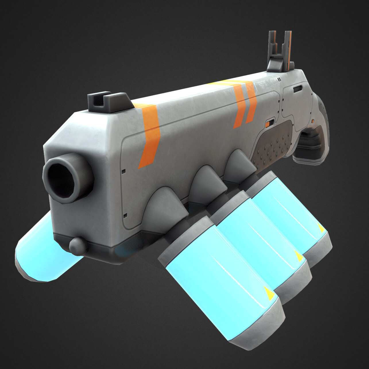 ArtStation - Sci-fi plasma shotgun