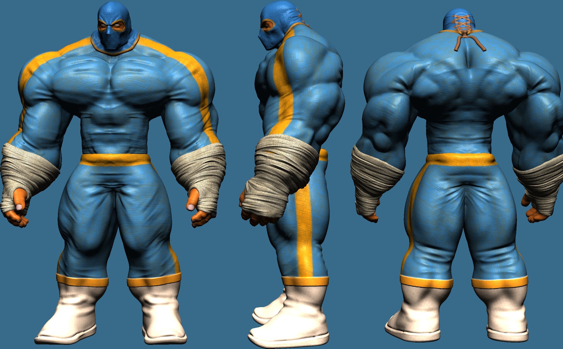 ArtStation - Masked Fighter