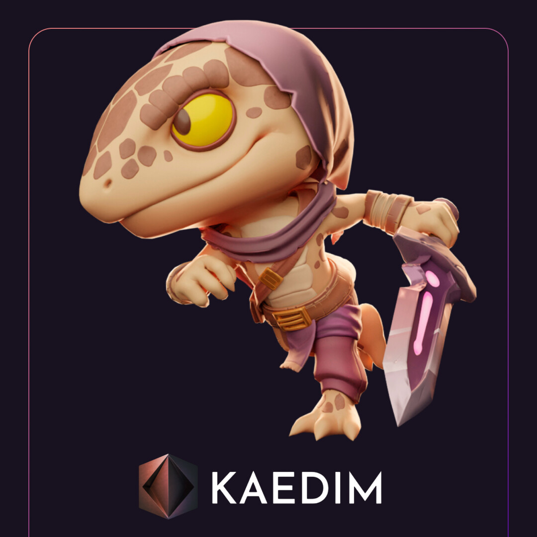 ArtStation - Rogue Reptile | Stylised Fantasy Game Character | Kaedim